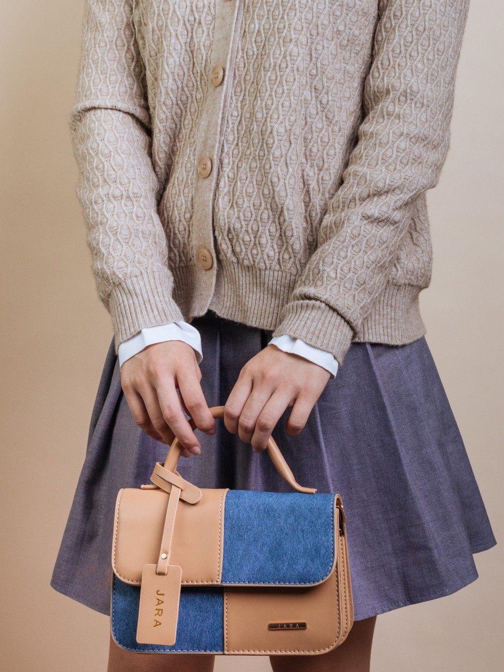 JARA Malta Color-block handbag | Shopee Philippines