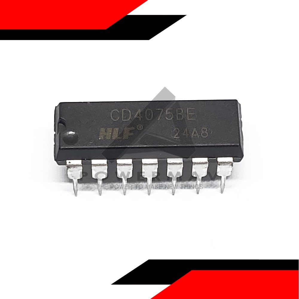 CD4075 DIP IC CD4075BE 4075 CD4075 CMOS chip three 3 input OR gate ...