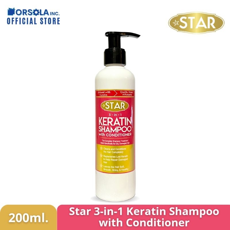Star Keratin 3-in-1 Shampoo with Conditioner | Shopee Philippines