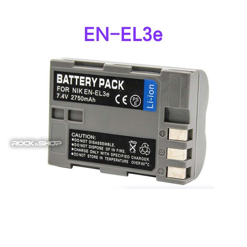 EN-EL3 ENEL3 EN-EL3e ENEL3e Replacement Battery or Charger for Nikon ...