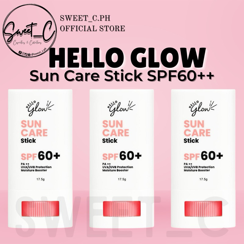 Hello Glow Sun Care Stick SPF 60+ PA++ | Suncare stick | Shopee Philippines