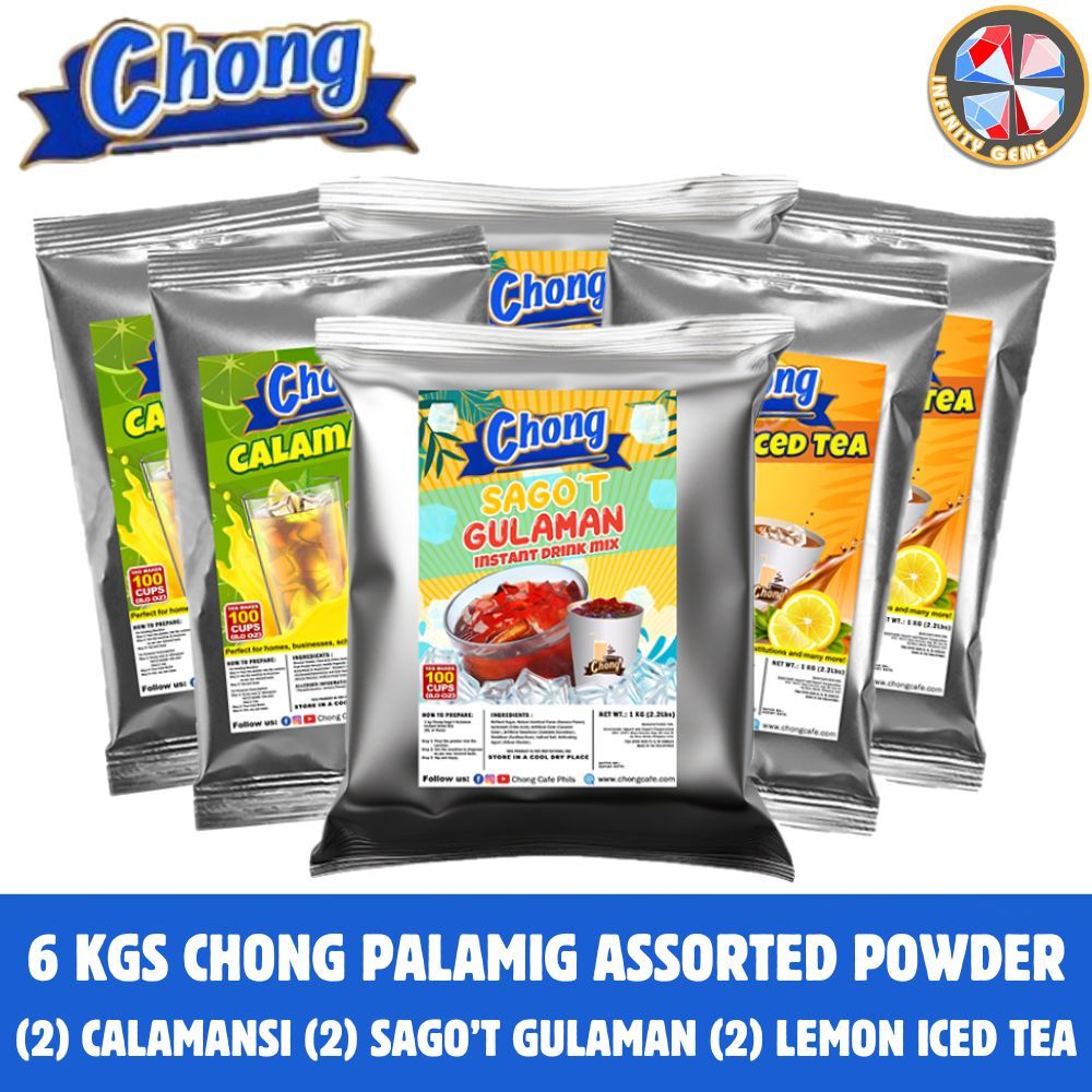 6 KGS CHONG PALAMIG ASSORTED PREMIXED POWDER [CALAMANSI - SAGO'T ...