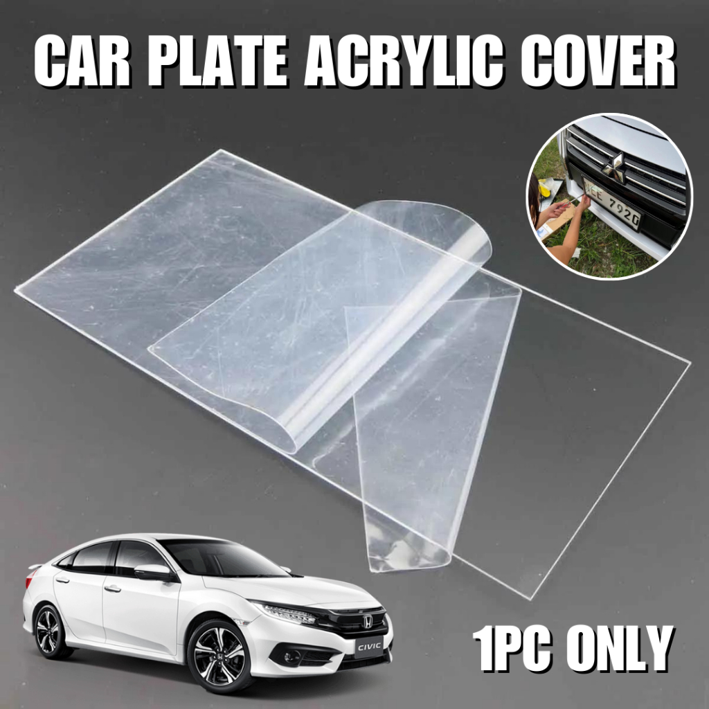 OAPC CAR LICENSE PLATE ACRYLIC COVER | Shopee Philippines