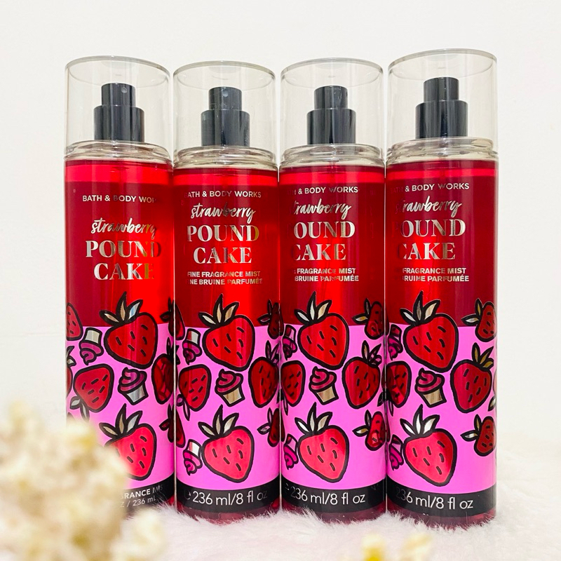 Strawberry Pound Cake Fine Fragrance Mist 236 ML | Shopee Philippines