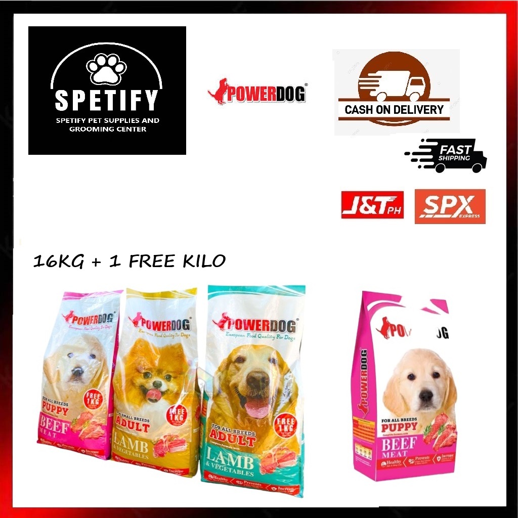 Powerdog Puppy & Adult Dog Dry Food 16kg | Shopee Philippines