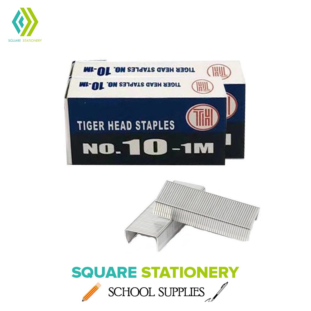 Square Stationery Tiger Head Staple School and Office Supplies No. 10 ...
