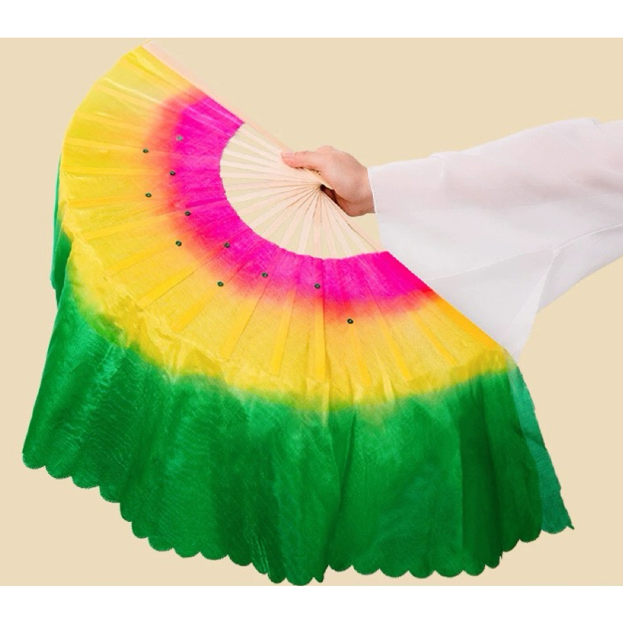 Long Fan extended fabric (dance props) Chinese Fan Dance Costume 31cm ...
