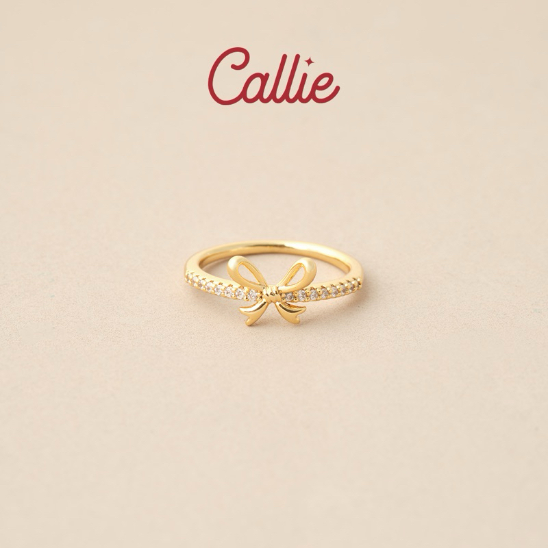 Callie Ribbon Coquette Collection Amelie Knot Ribbon Ring Shop Callie | Shopee Philippines