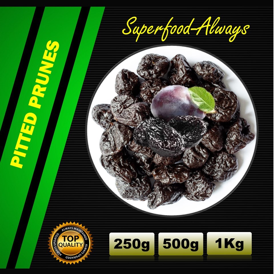 Dried Pitted Prunes Premium Quality (250g, 500g, 1Kg) by Superfood ...