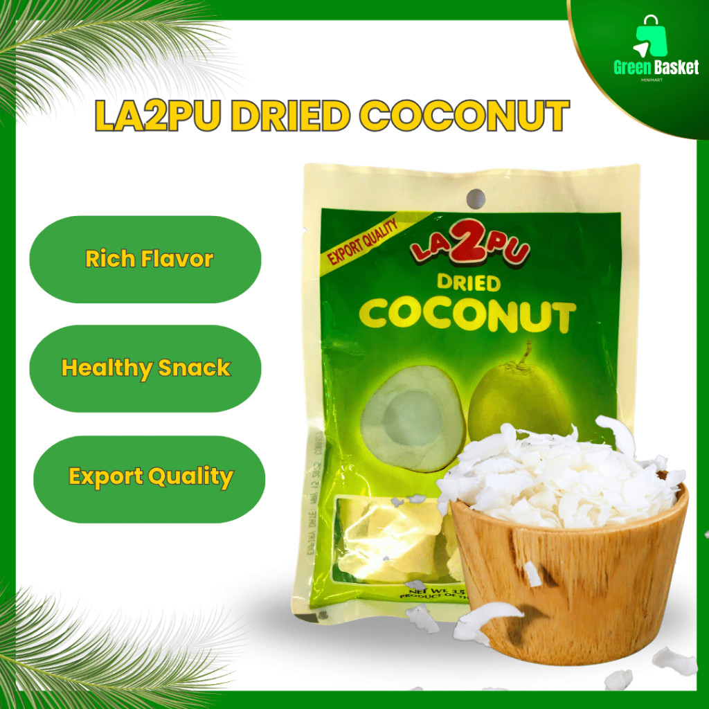 Healthy Dried Coconut 100g - Premium Cebu Pasalubong by La2pu, Export ...