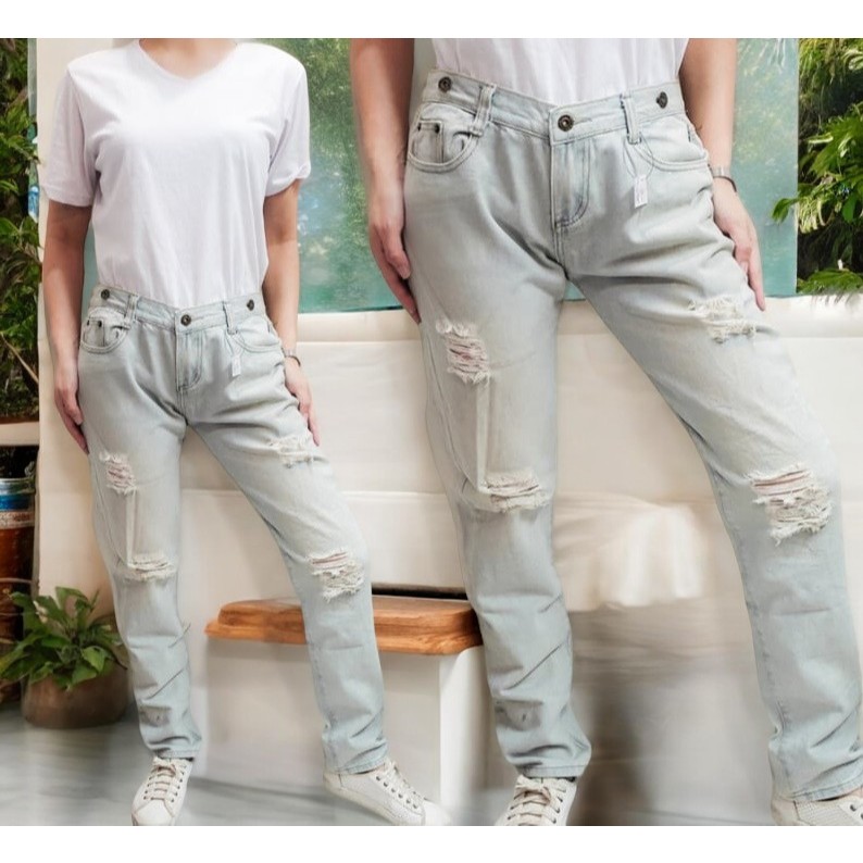 KYU Code: KPP #197 Korean Denim Pants (Waist 29) | Shopee Philippines