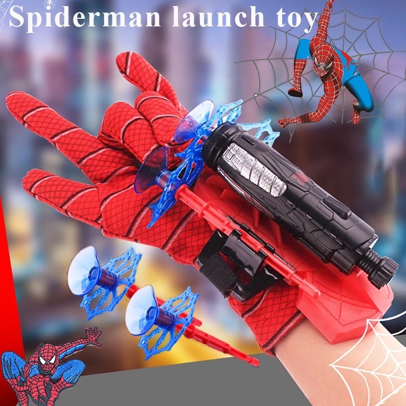 Spider-Man Launch Toy with the Glove Web Shooter Dart Blaster toys for ...