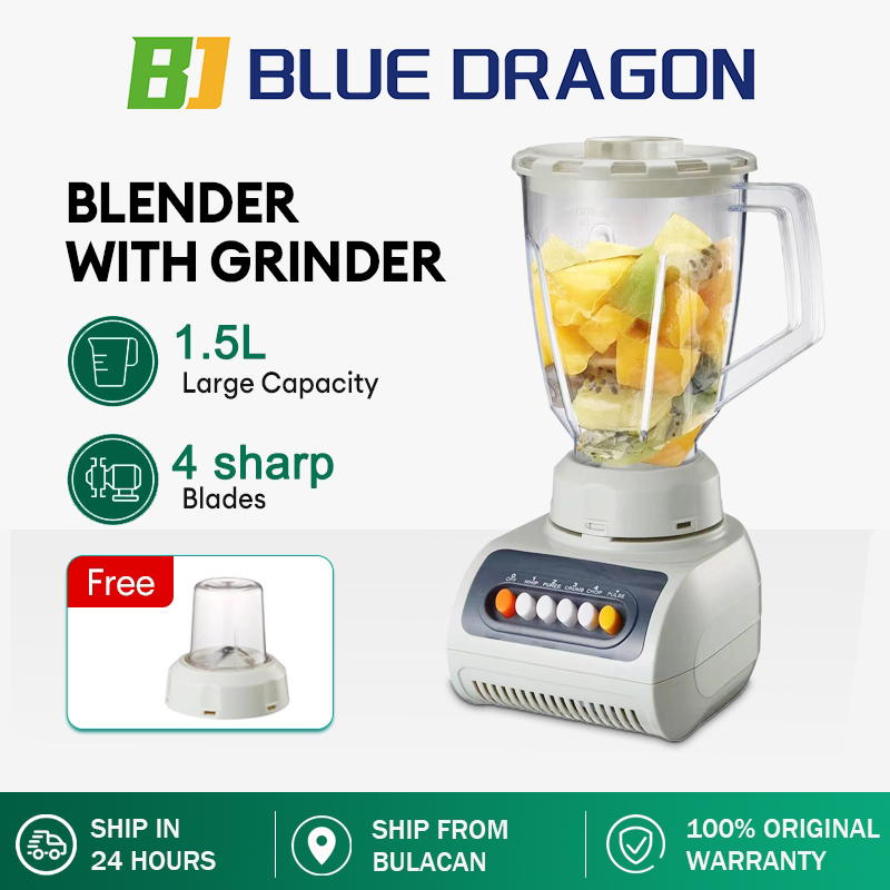 300W Multifunctional Juicer Blender 1.5L 2 in 1 Ice Crusher Blender For ...