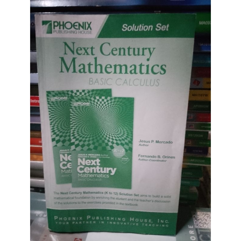 Next Century Mathematics Solution Set BASIC CALCULUS SHS (brandnew ...
