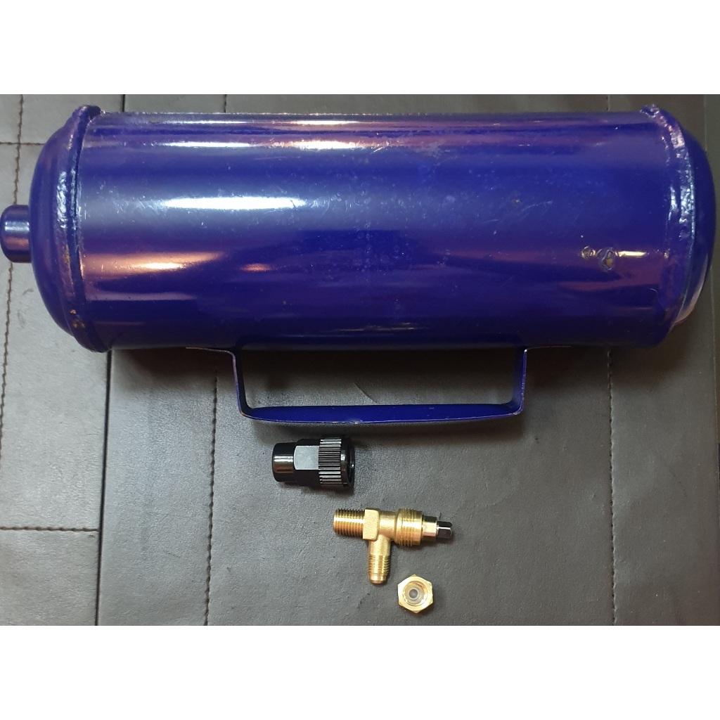 Freon Tank 2.5kg Capacity with Brass Angle Valve(Empty)Walang Laman ...
