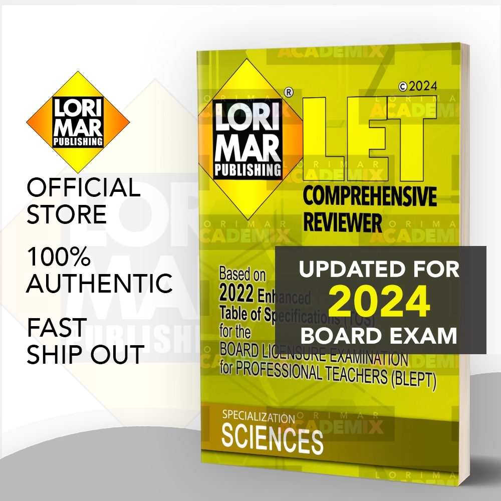 LET Reviewer - ALL TITLES - Lorimar Official Seller | Shopee Philippines