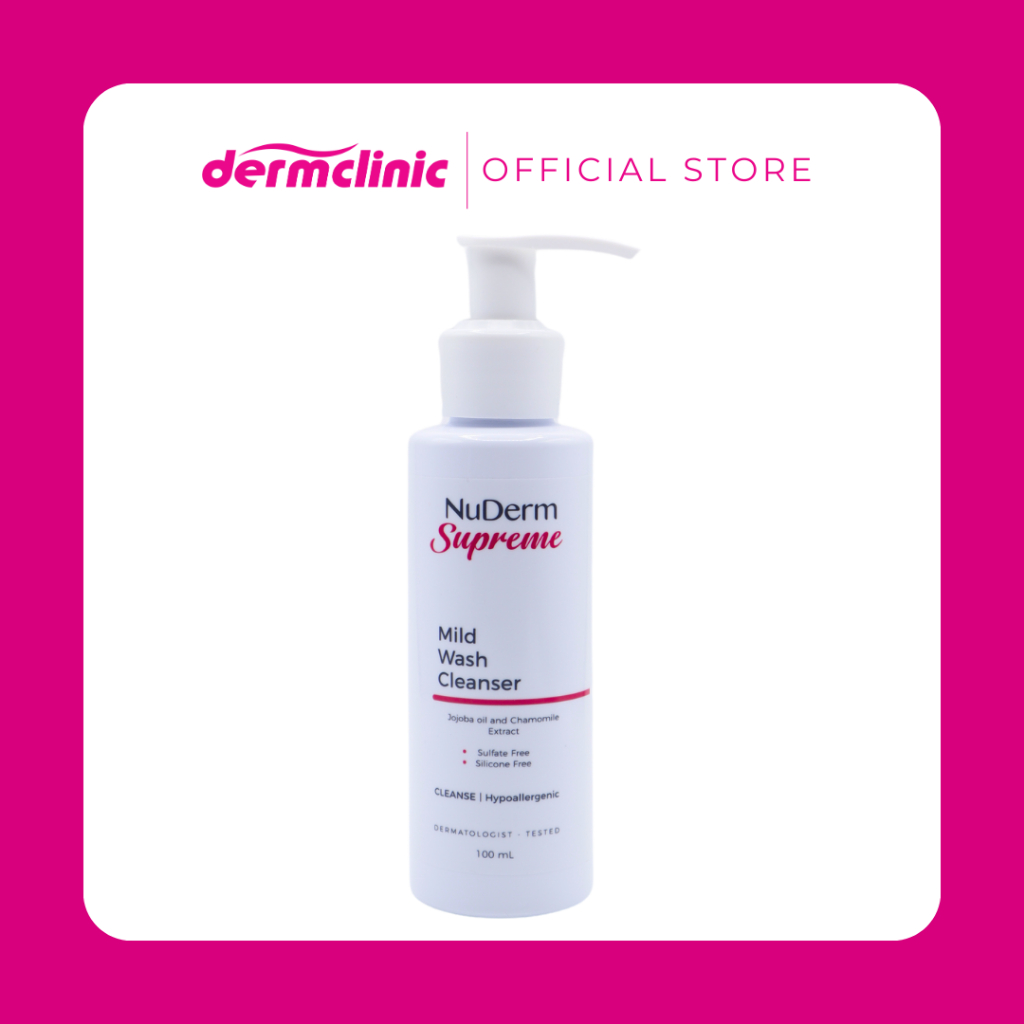 Nuderm Supreme Mild Wash Cleanser 100ml | Shopee Philippines