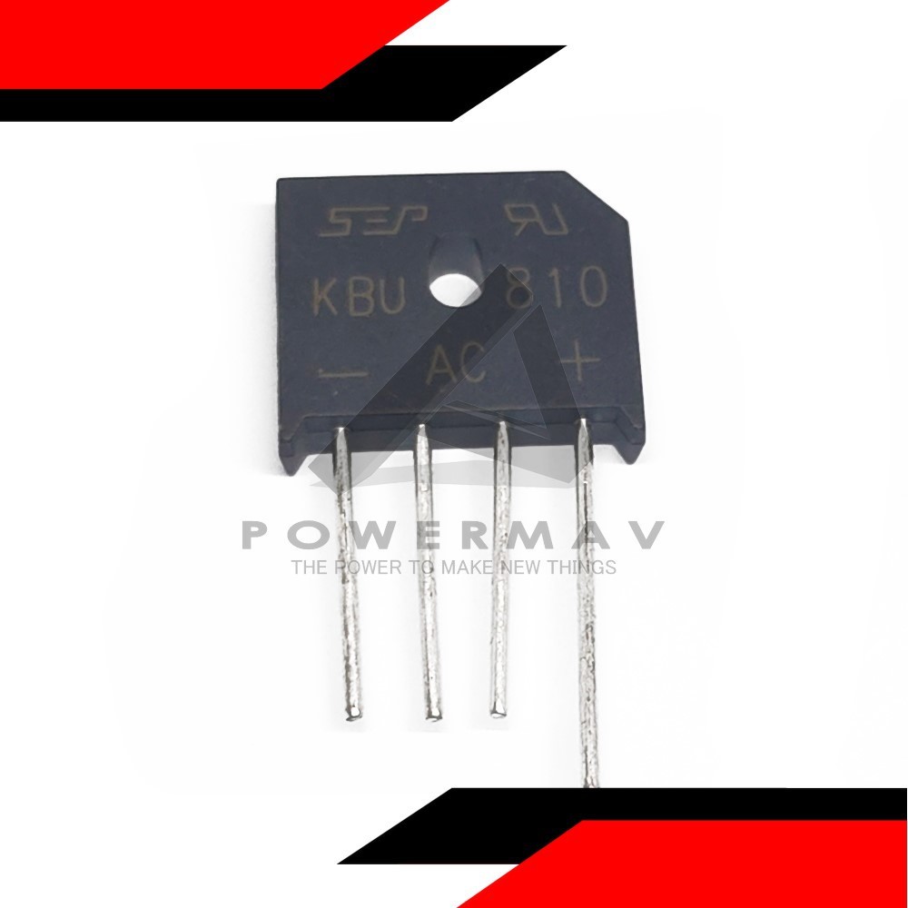 KBU810 8A 1000V RECTIFIER BRIDGE DIODE KBU 810 4-pin high current ...