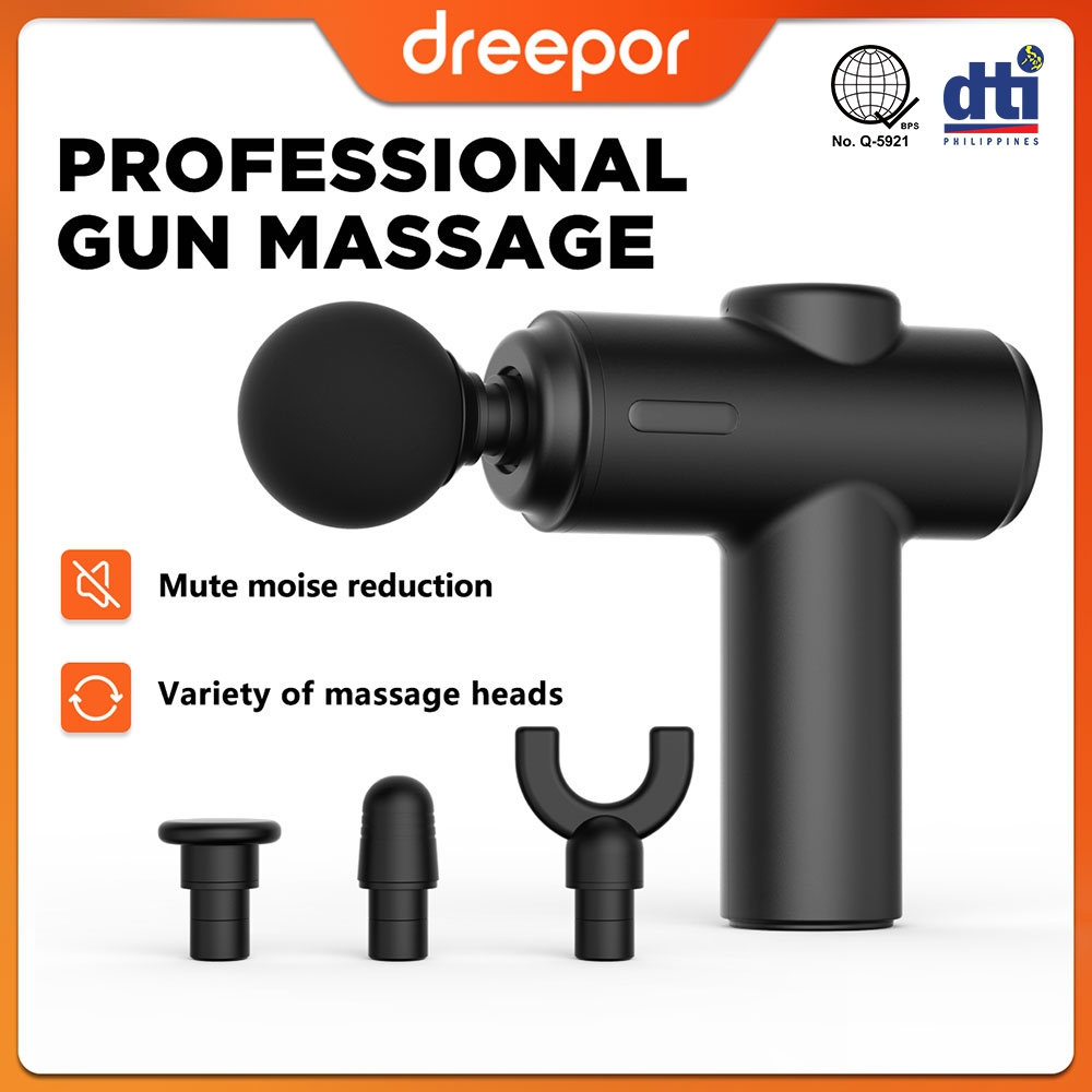 Dreepor Massage Gun Muscle Massanger Percussive Vibration Fascia Gun ...
