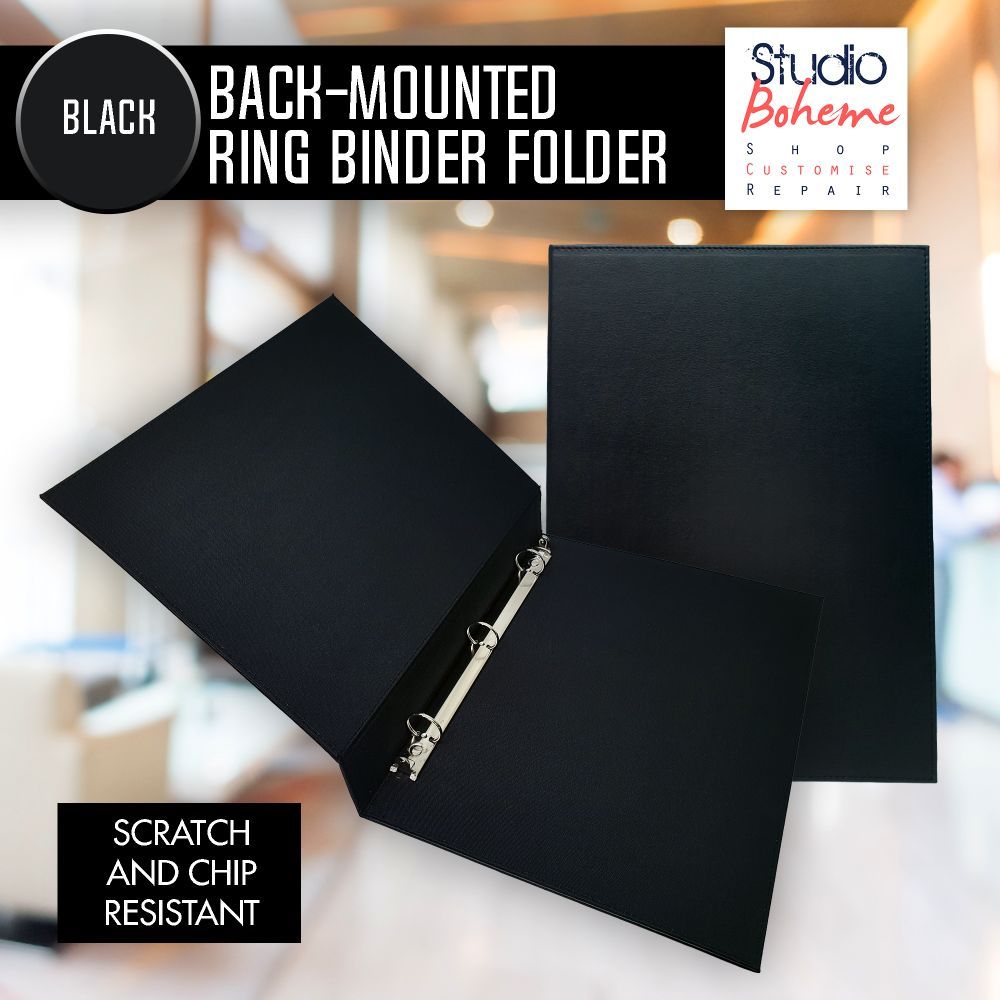 Ring Binder Folder Flat Wide Center base for company files folder hotel ...