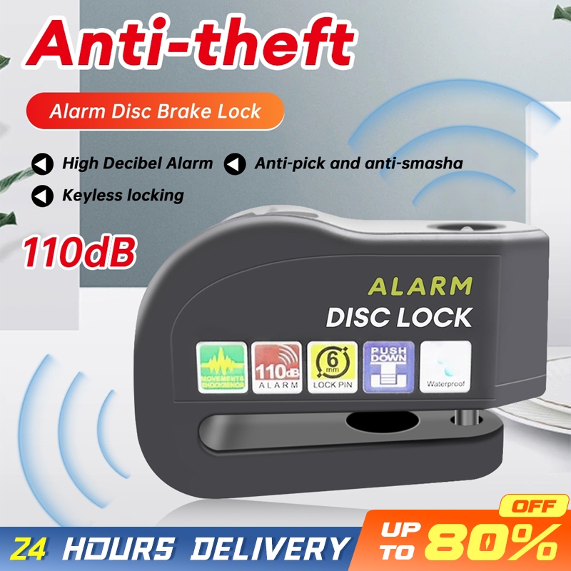 Motorcycle Disc Brake Alarm Lock Anti-theft Lock Wheel Disc Brake Lock ...