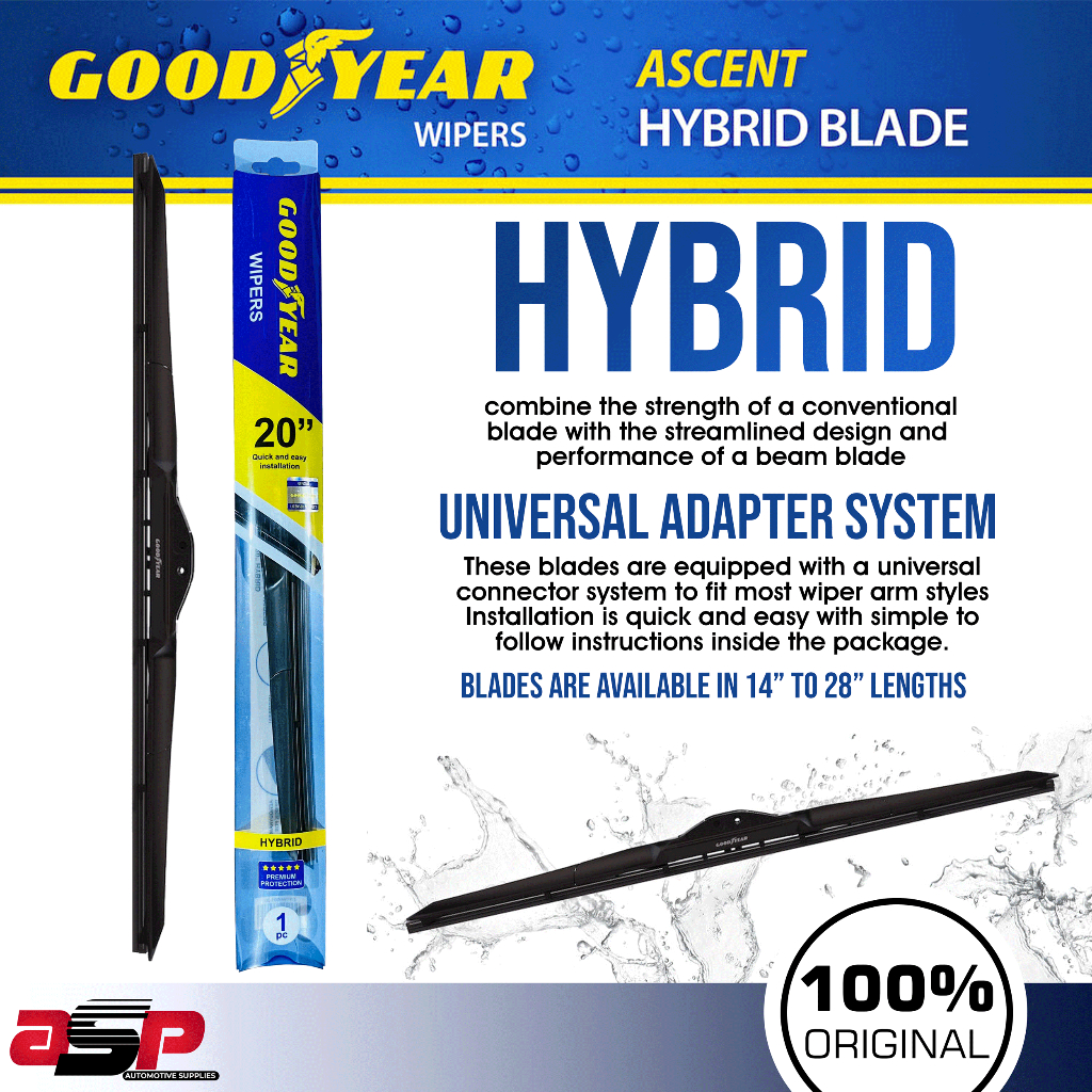 GOODYEAR Ascent Hybrid Wiper Blade | Shopee Philippines