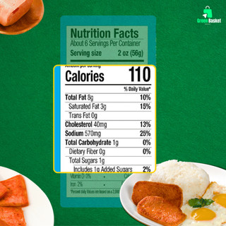 Spam Lite Luncheon Meat 340g - Low Fat, Low Calorie, Delicious Can Food ...
