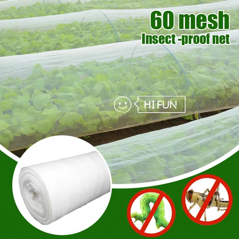 Thicken Garden net Insect net for greenhouse White Mosquito Net ...