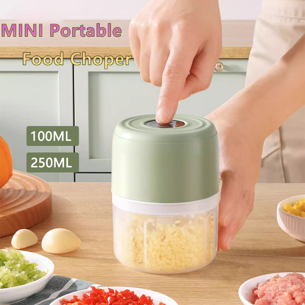 Kitchen Electronic Mini Food Chopper Blender Portable Veggie Chopper ...