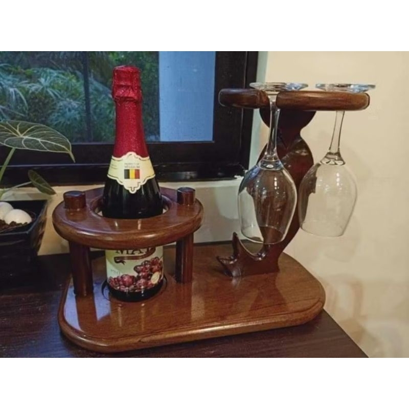 Magcono elegant wine rack design (dolphin) | Shopee Philippines