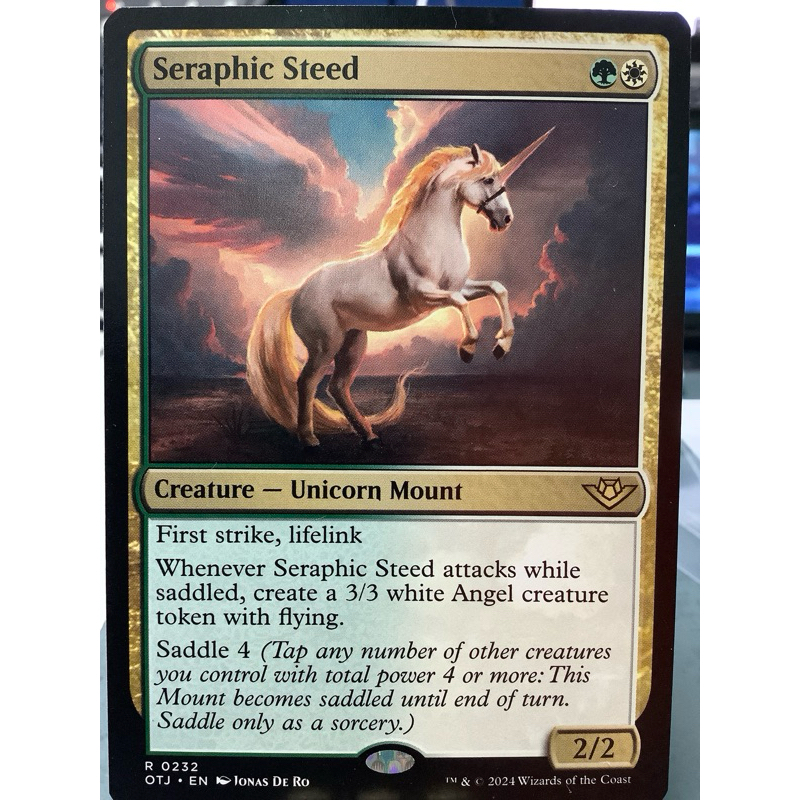MAGIC: The Gathering - Seraphic Steed (Outlaws of Thunder Junction ...