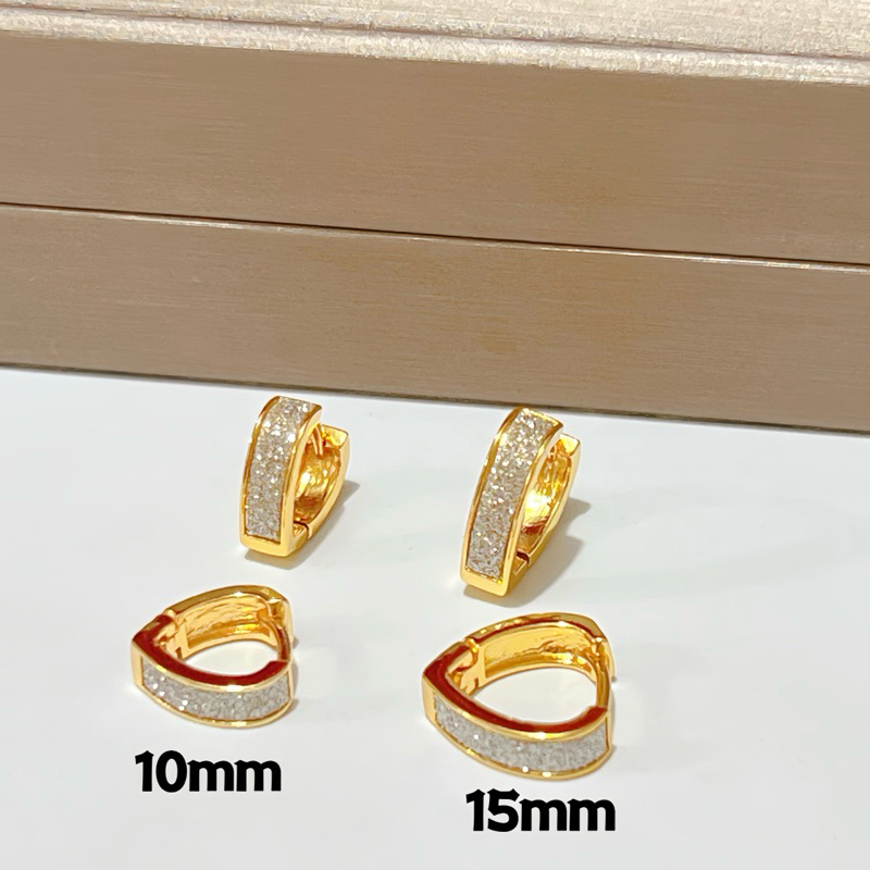 【YH】Fashion Stainless Steel Heart Earrings Accessories For Women ...