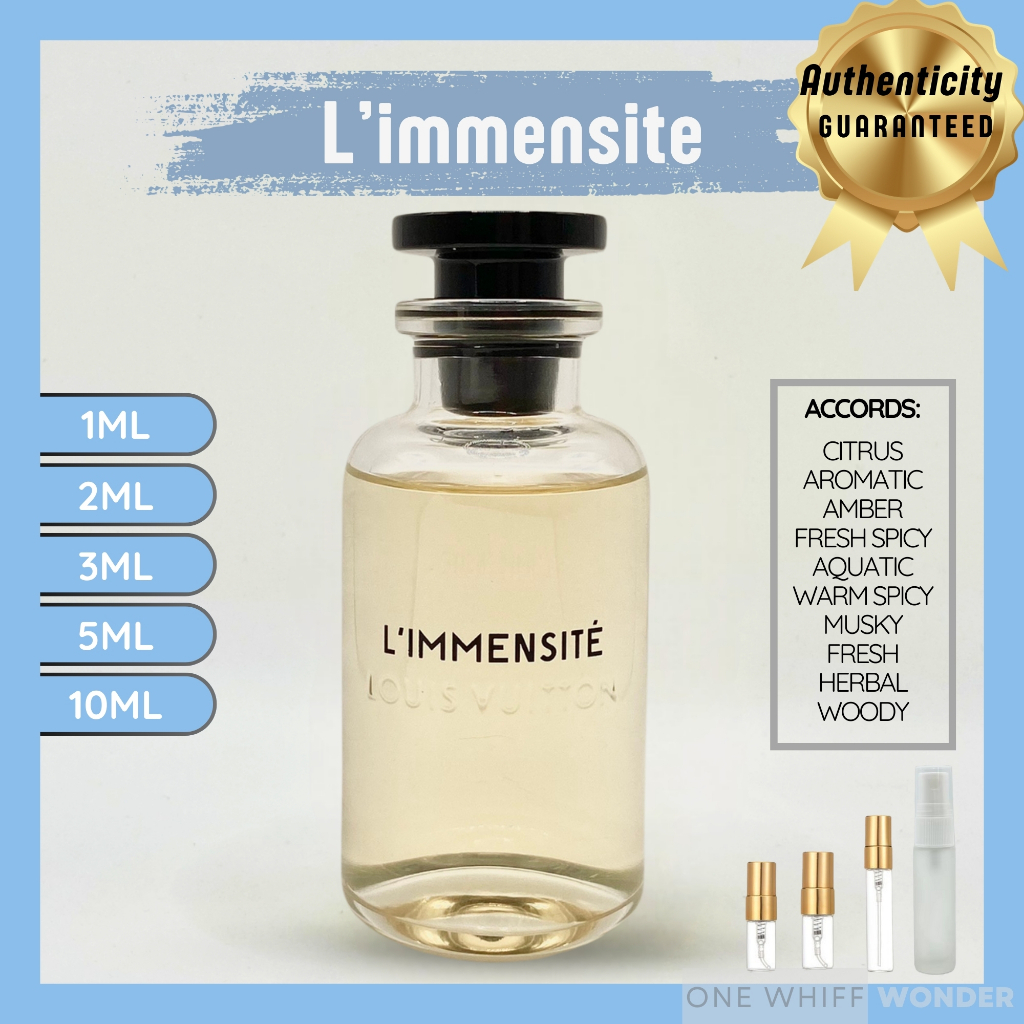 LⓋ L'immensite (1mL, 2mL, 3mL, 5mL or 10mL) ONE WHIFF WONDER | Shopee ...