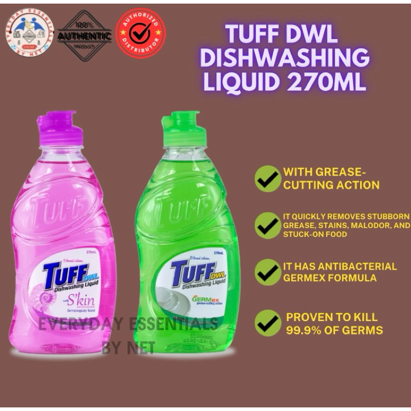 TUFF DISHWASHING LIQUID 270ml | Shopee Philippines