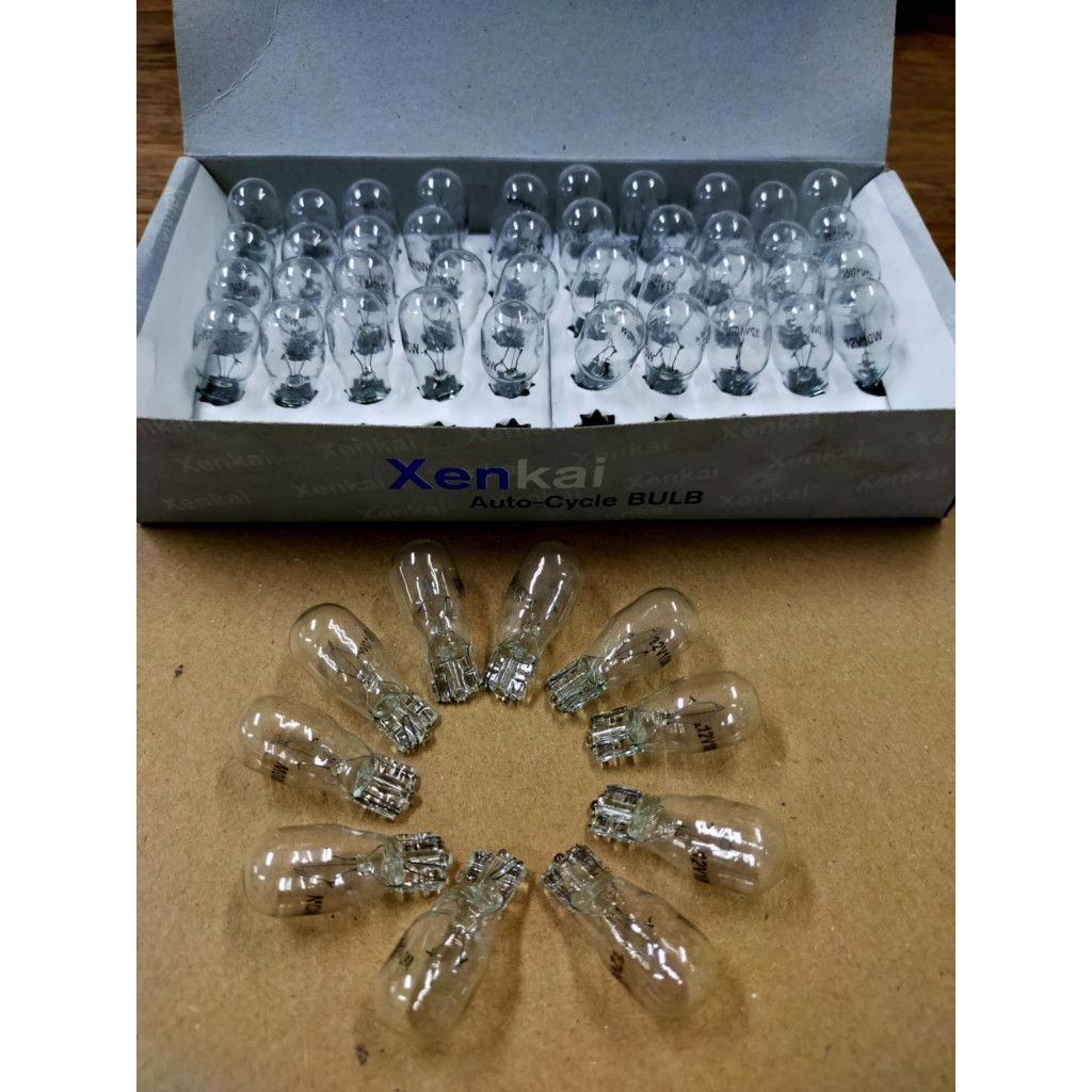 Wedge Bulb T13-12v/10w white (50pcs/1box) | Shopee Philippines