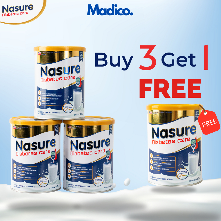 [BUY 3 GET 1] Nasure Milk For Diabetic Original Colostrum Milk Control ...
