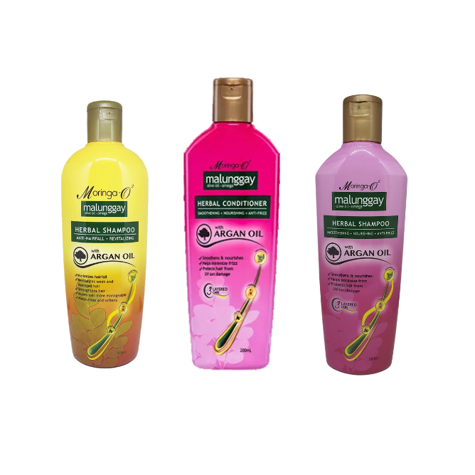 Moringa-02 Herbal Shampoo 350ML and Smoothening + Anti-Frizz ...