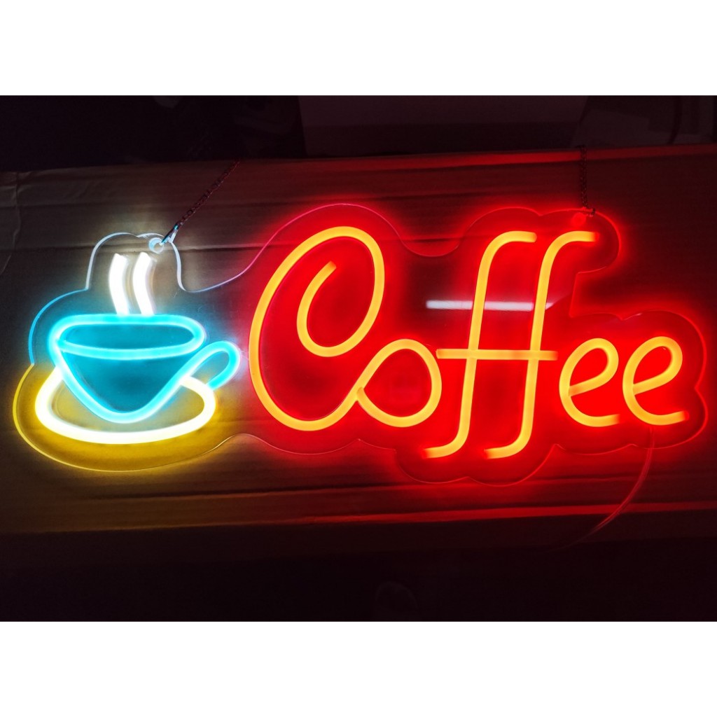 open/gcash/coffee letter led neon sign bar led mini flex neon lights ...