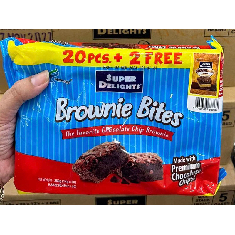 Super Delights Brownie Bites/ Brownie 280g | Shopee Philippines