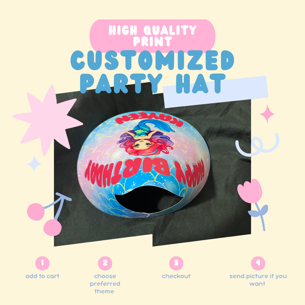 Customized Party Hat (for any occasions) | Shopee Philippines