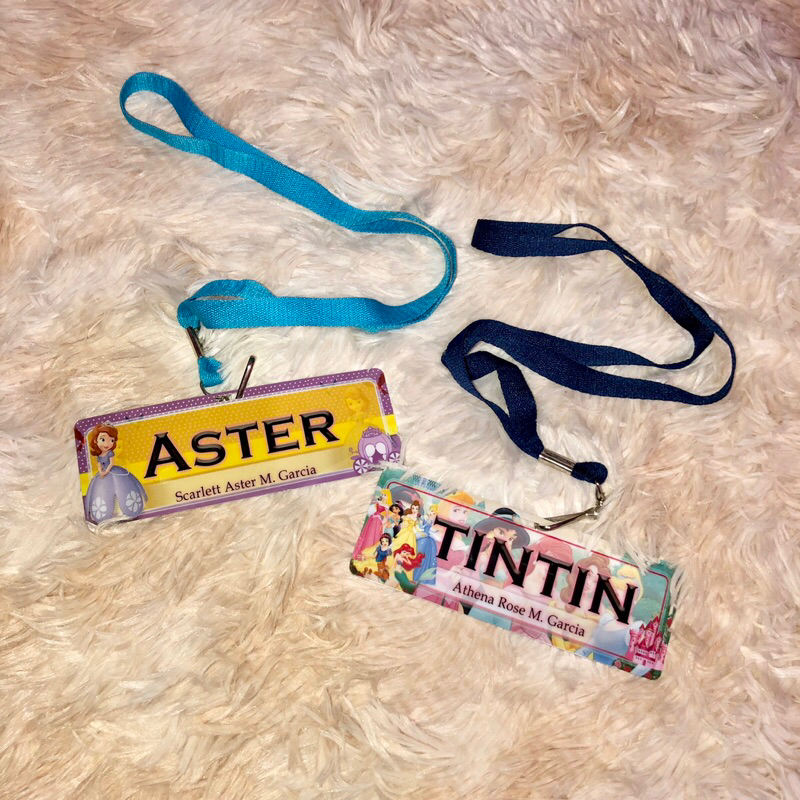PERSONALIZED NAME TAG LAMINATED OR PVC | Shopee Philippines