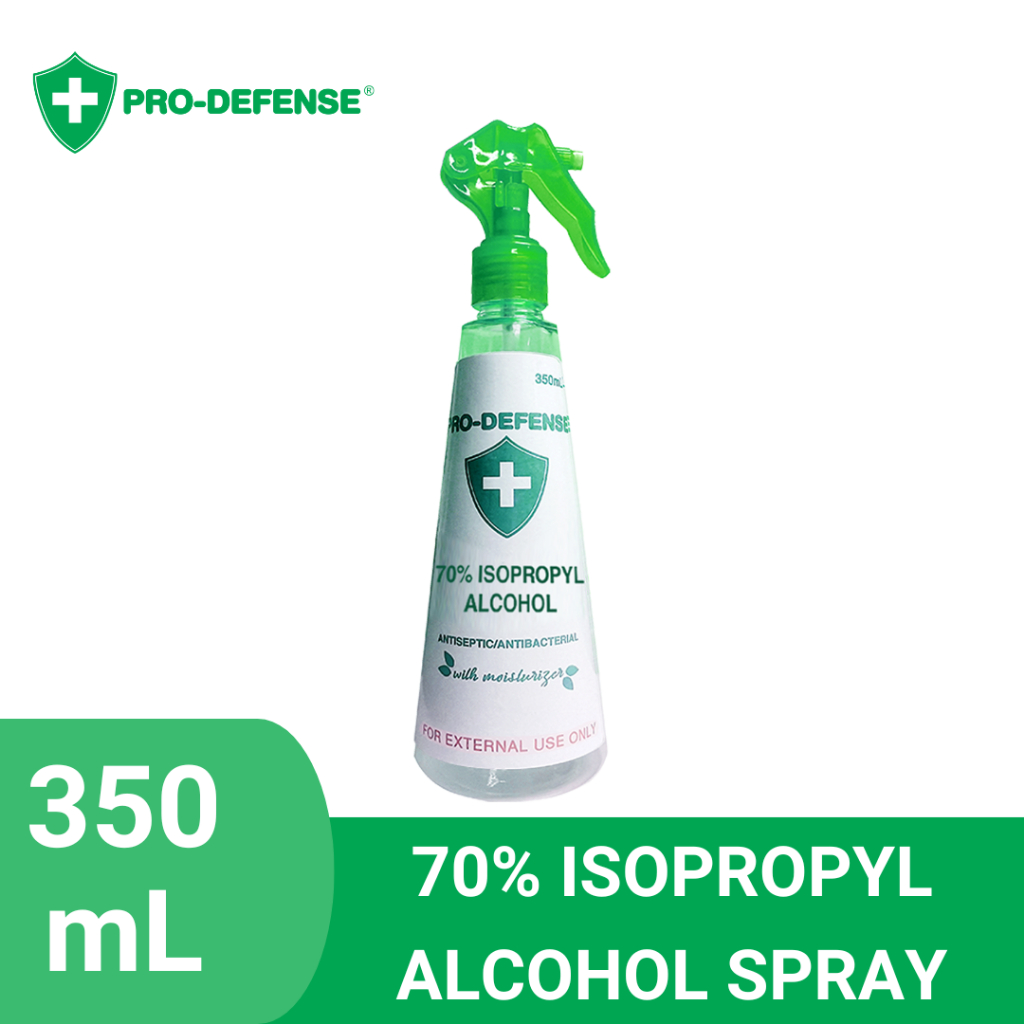 Pro-Defense Isopropyl Alcohol Spray 350ml | Shopee Philippines