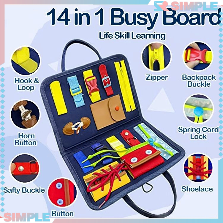 Basic Skills Activity Board Education and Learning Kids Toys Baby ...