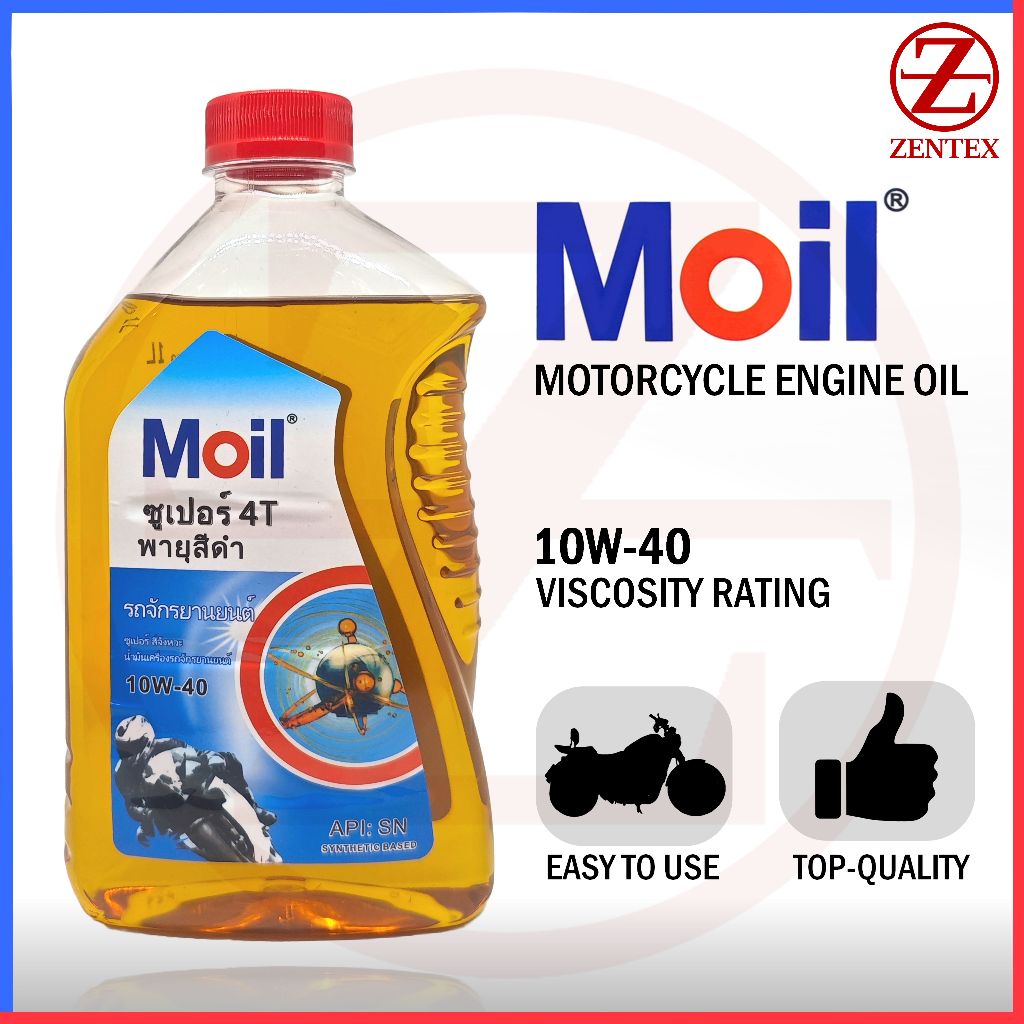 ENGINE OIL MOIL MOTOR OIL 1 LITER MOTORCYCLE ENGINE OIL (10W-40 ...