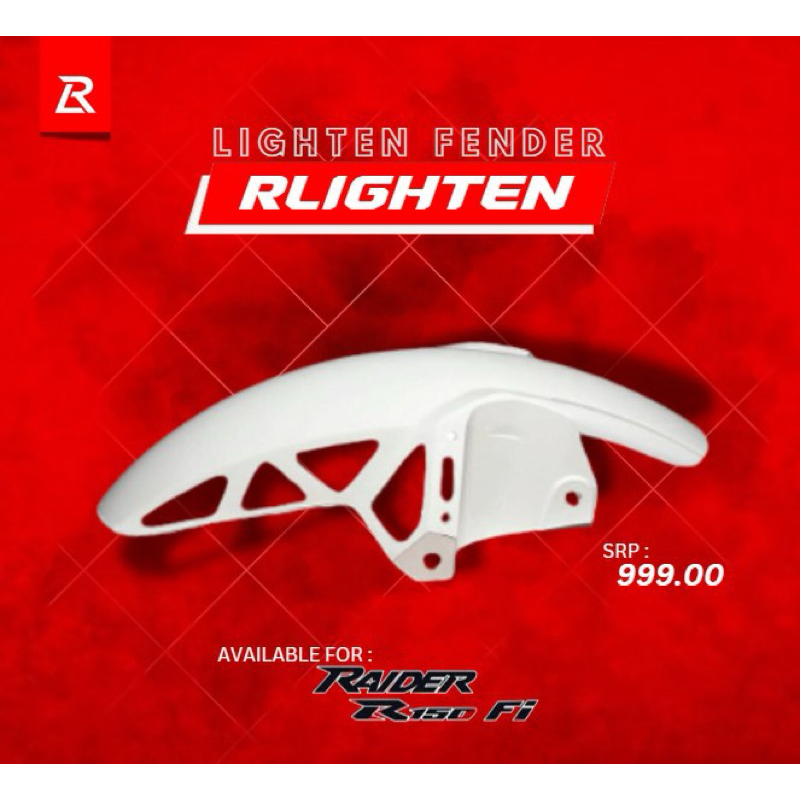 Lighten Front Fender For Raider Fi | Shopee Philippines