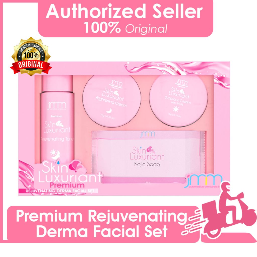 100% Authentic Skin Luxuriant Rejuvenating Derma Facial Set (New ...