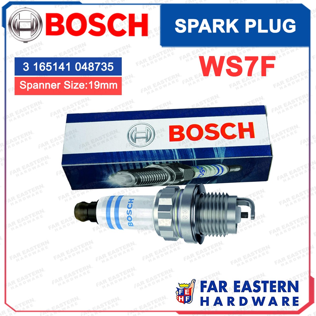 BOSCH Spark Plug Ignition for Engine WS7F 7545 RBAC | Shopee Philippines