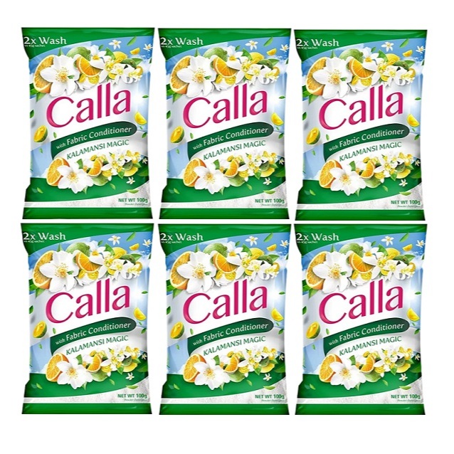 Calla Powder Kalamansi Magic Green 100g 6's | Shopee Philippines