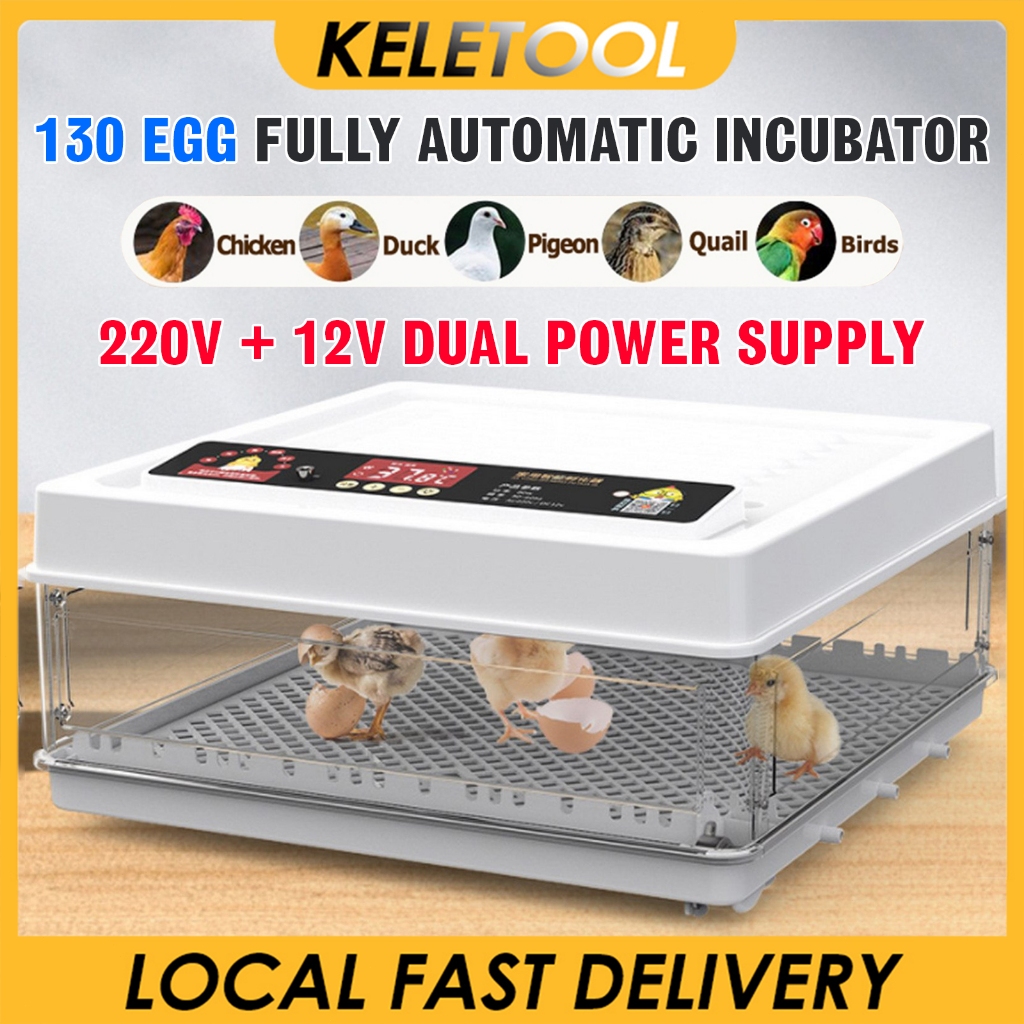 Eggs Incubator Automatic Intelligent Hatcher Digital Chicken Brooder ...
