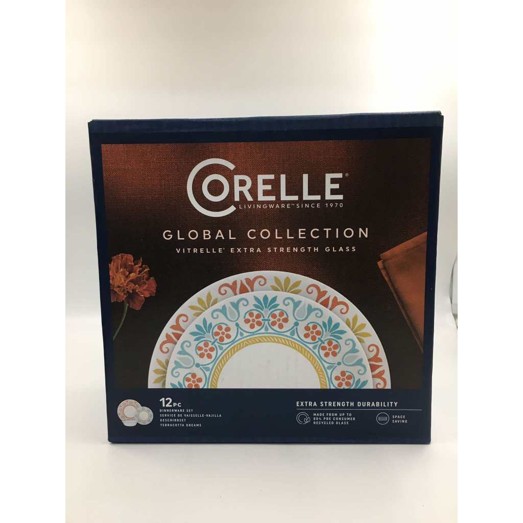 Corelle Global Collection Terracotta dreams 12pcs | Shopee Philippines